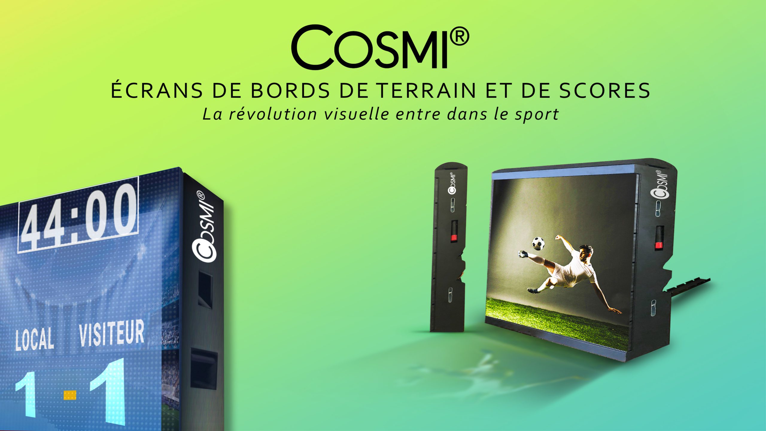 Ecran LED Tour de terrain Full Color P8 EXTERIEUR